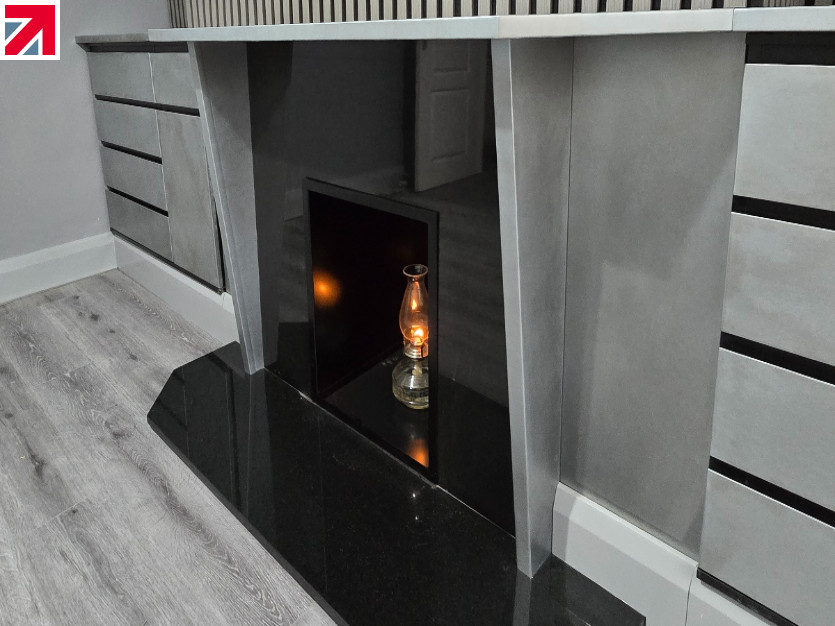 Designs 05 completes bespoke zinc living room interior with light ...